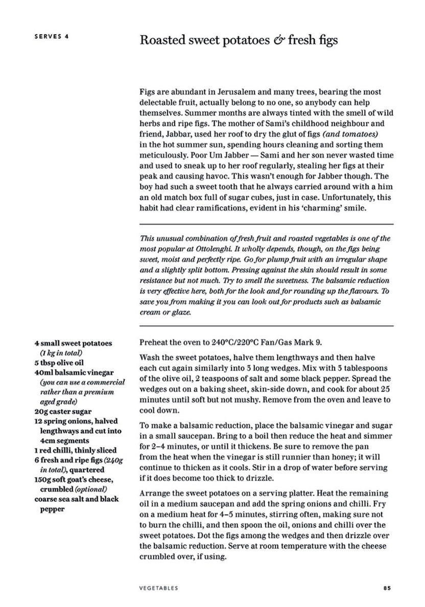 Jerusalem Cookbook | Ottolenghi