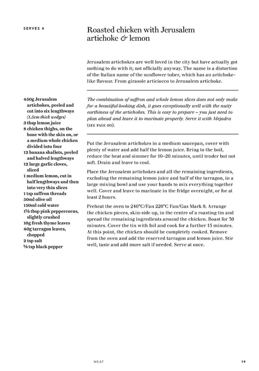 Jerusalem Cookbook | Ottolenghi