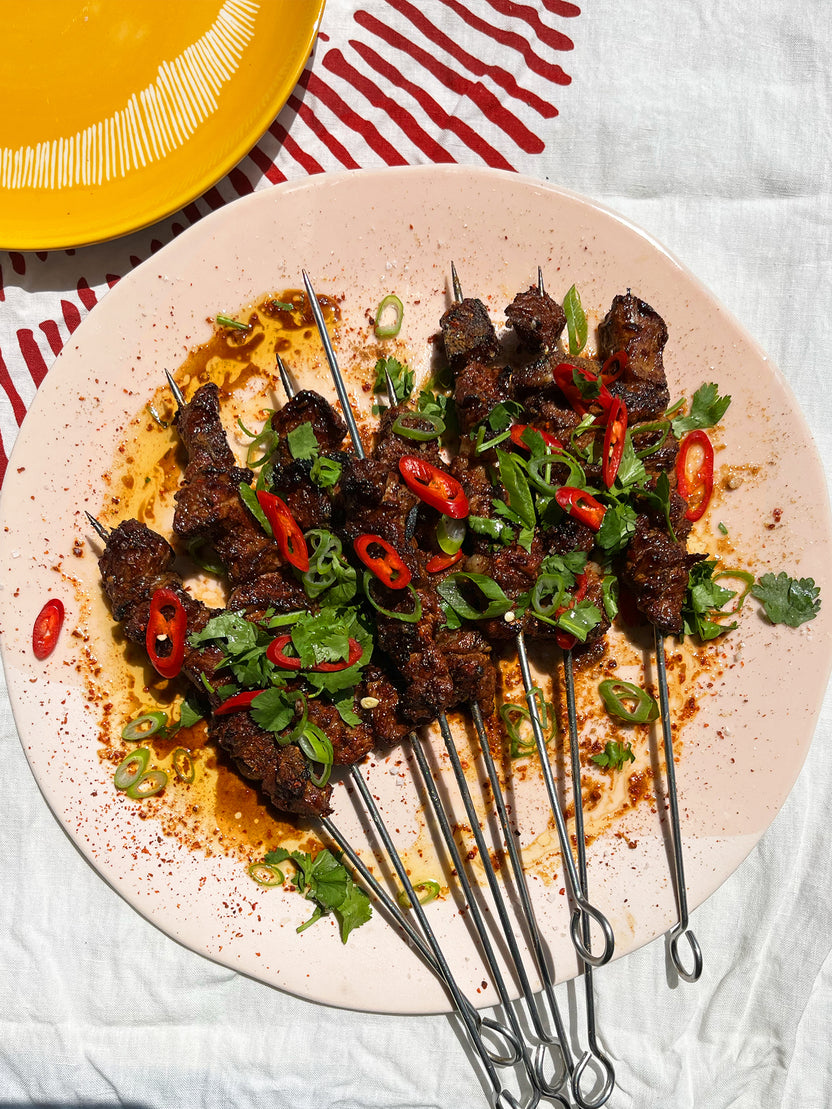 Cumin Lamb skewers | Ottolenghi Recipes