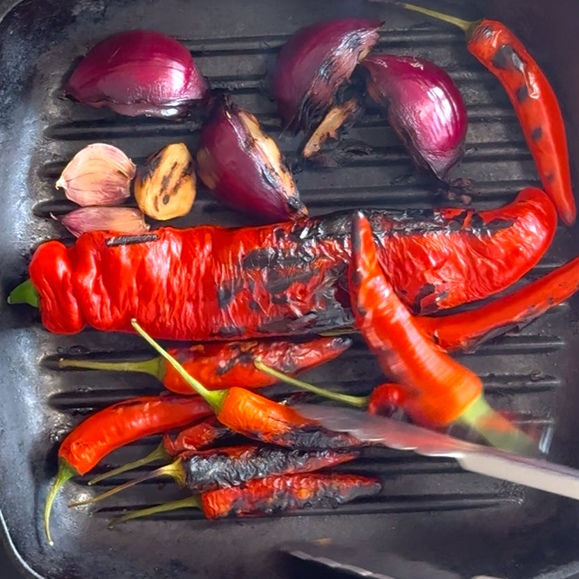 Burnt chilli hot sauce | Ottolenghi Recipes