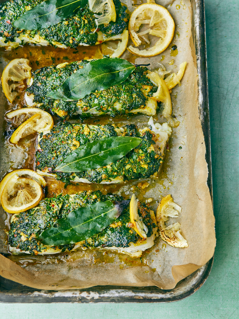 Roasted cod with a coriander crust | Ottolenghi Recipes